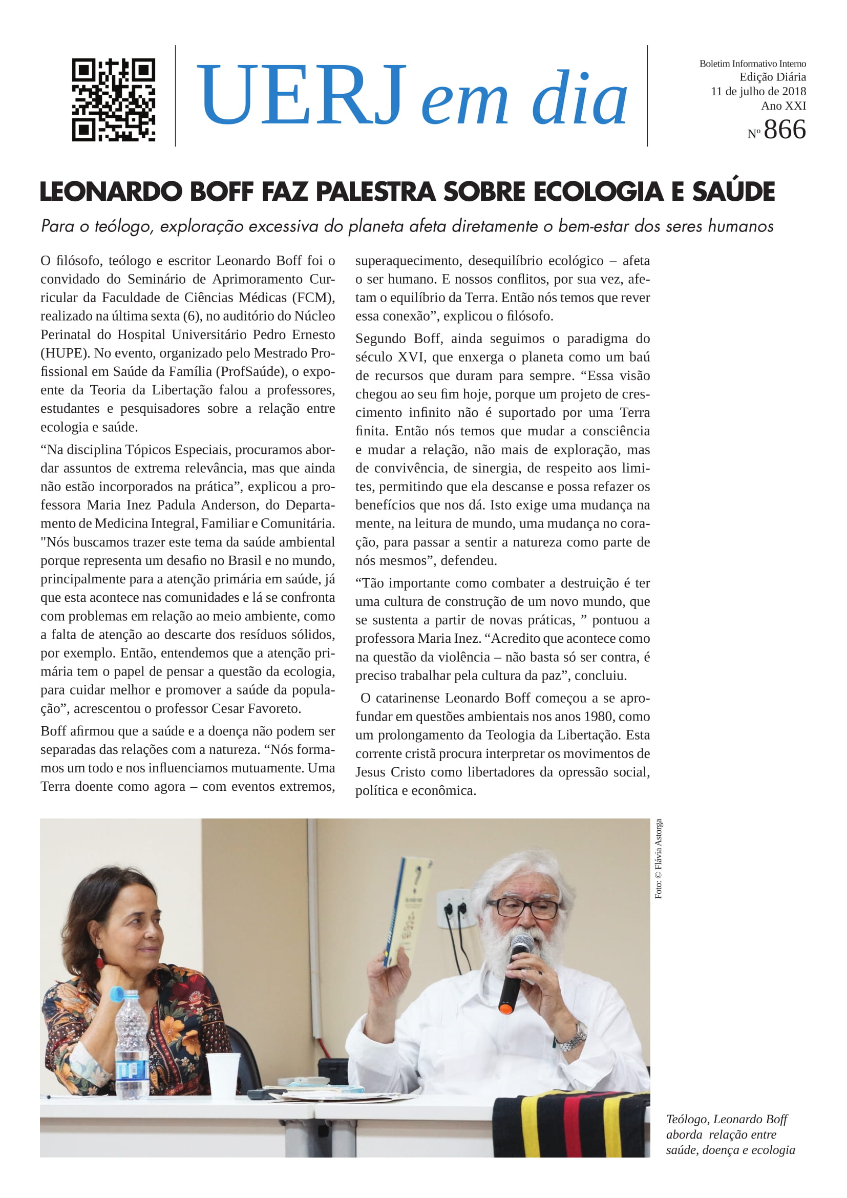 UERJ em dia - Edição 866 - UERJ - Universidade do Estado do Rio de Janeiro