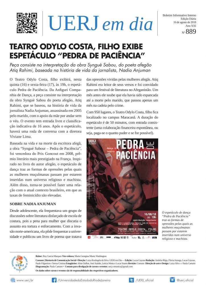 UERJ em dia - Edição 889 - UERJ - Universidade do Estado do Rio de Janeiro