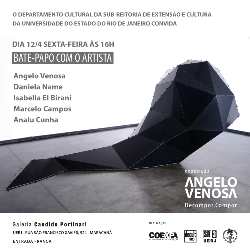 Angelo Venosa recebe convidados na galeria Candido Portinari - UERJ ...